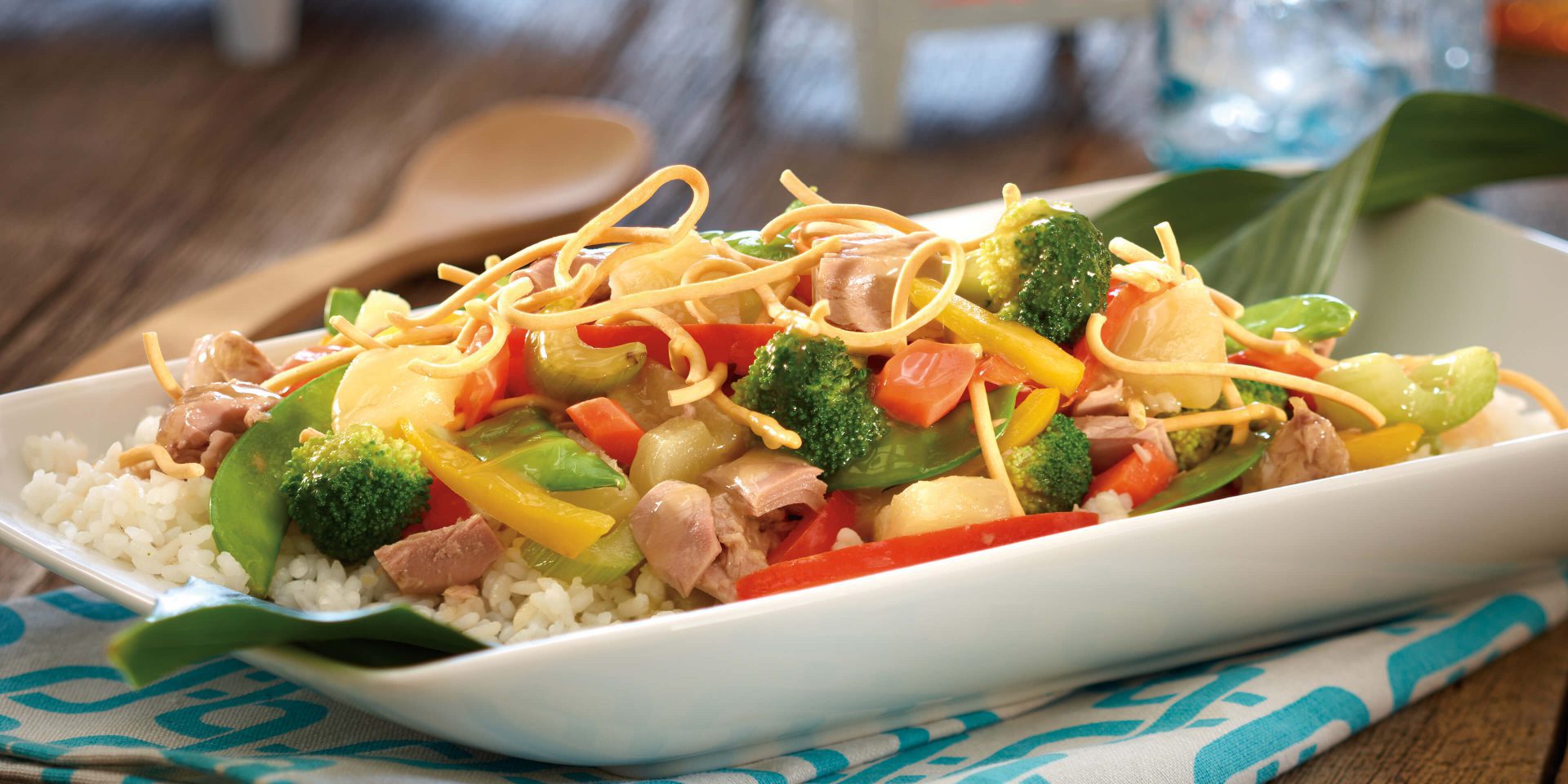 Hawaiian Tuna Stir Fry - Clover Leaf